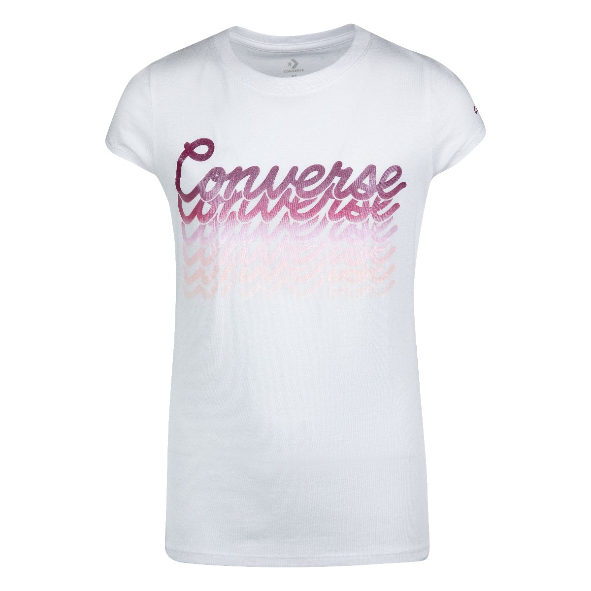 Converse High Low Short Sleeve Knit Top | Rookie USA